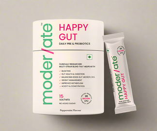 Happy Gut | Best Pre & Probiotic Supplements for Gut Health – Lets Moderate