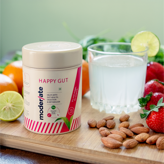 Happy Gut Probiotic Powder | Best Gut Health Supplements – Lets Moderate